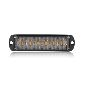 6H711-AS 6-way LED warning light Smoked Lens