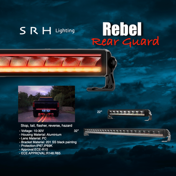 Engineered for versatility, the Rebel Rear Guard combines stop, tail ...