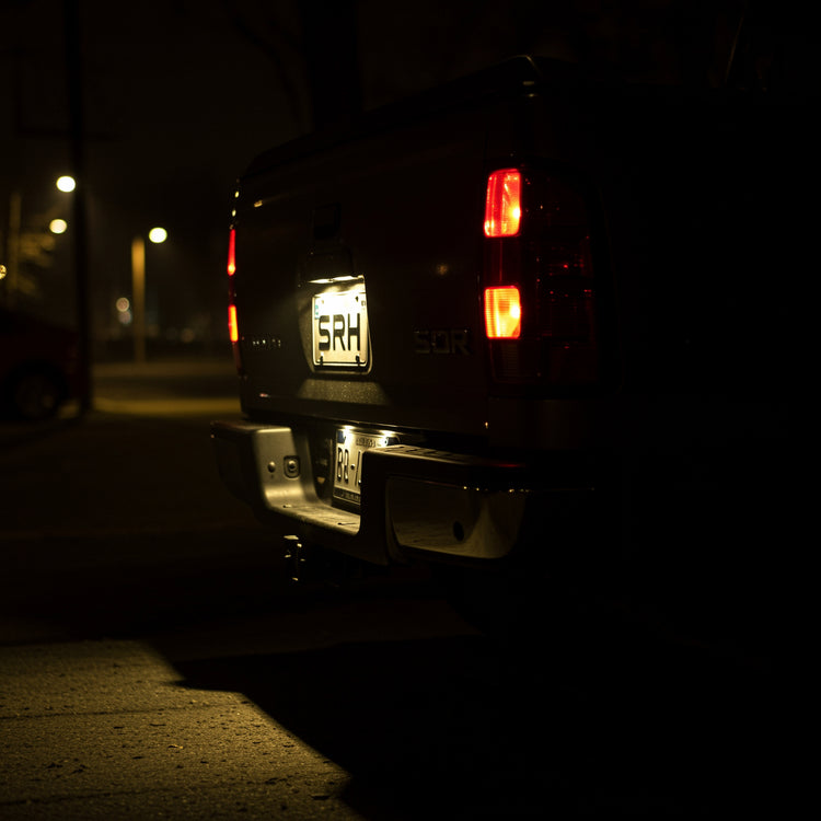 Number plate lights